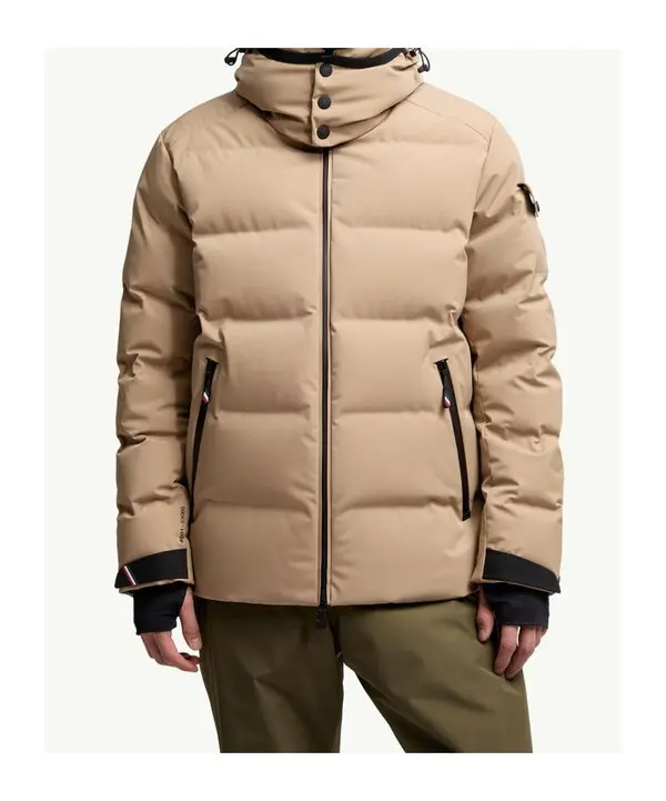 Moncler Montgetech Hooded Down Ski Jacket - Light Beige