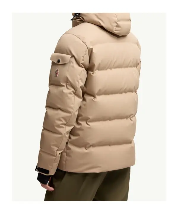 Moncler Montgetech Hooded Down Ski Jacket - Light Beige