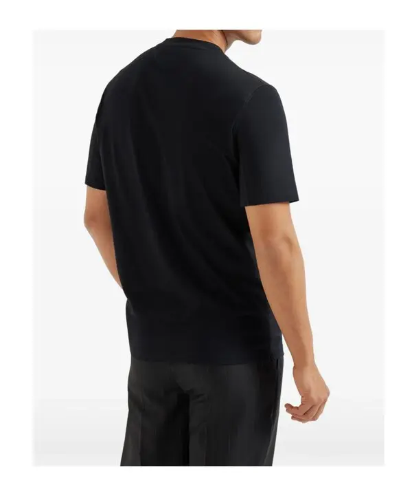 Brunello Cucinelli Graphic Print Crewneck T-shirt - Black