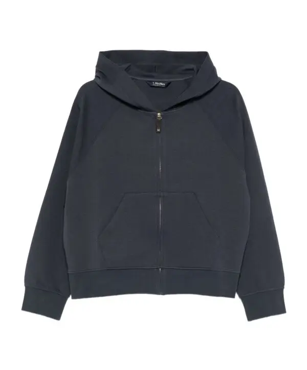 Max Mara Smmalma Zip-up Hoodie - Black