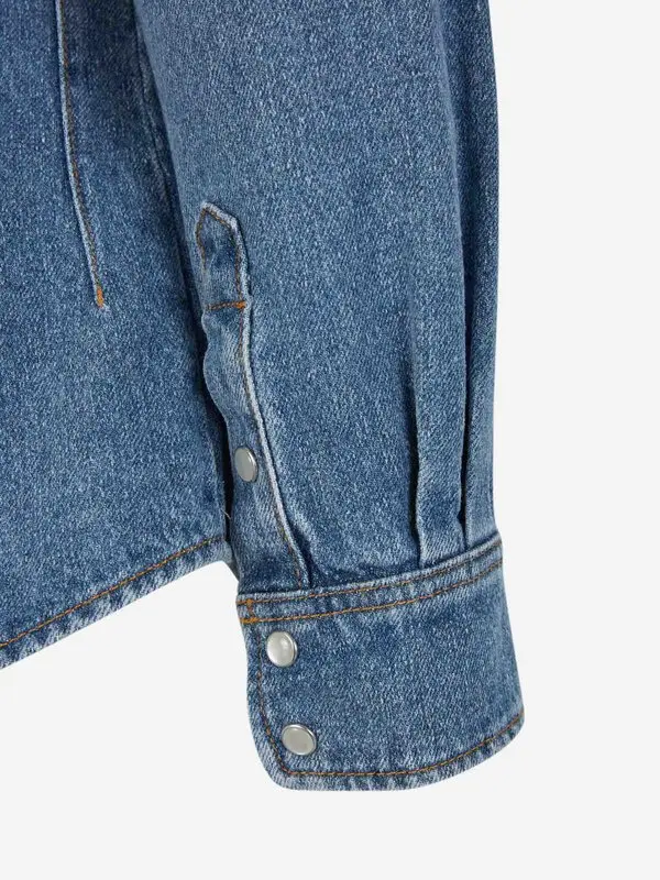 Chloé Corset Detailed Western Shirt