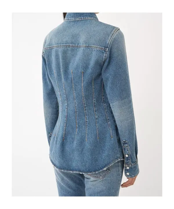 Chloé Corset Detailed Western Shirt