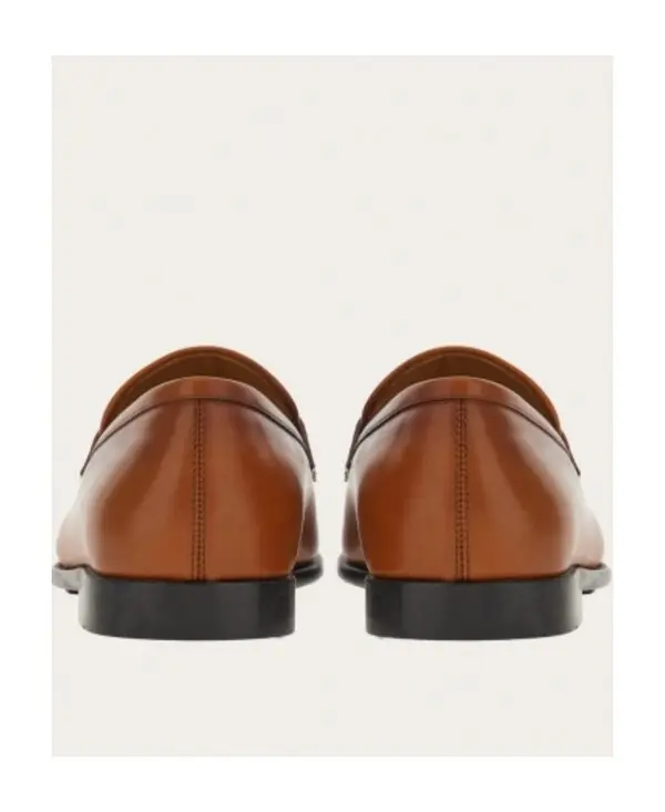 FERRAGAMO Penny Slip-on Loafers - Brown