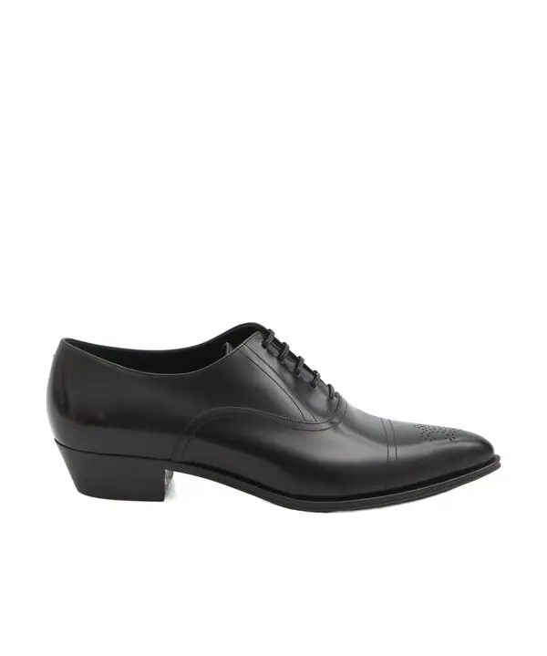 Celine Jude Perforated Oxford In Polished Bull