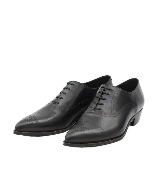 Celine Jude Perforated Oxford In Polished Bull