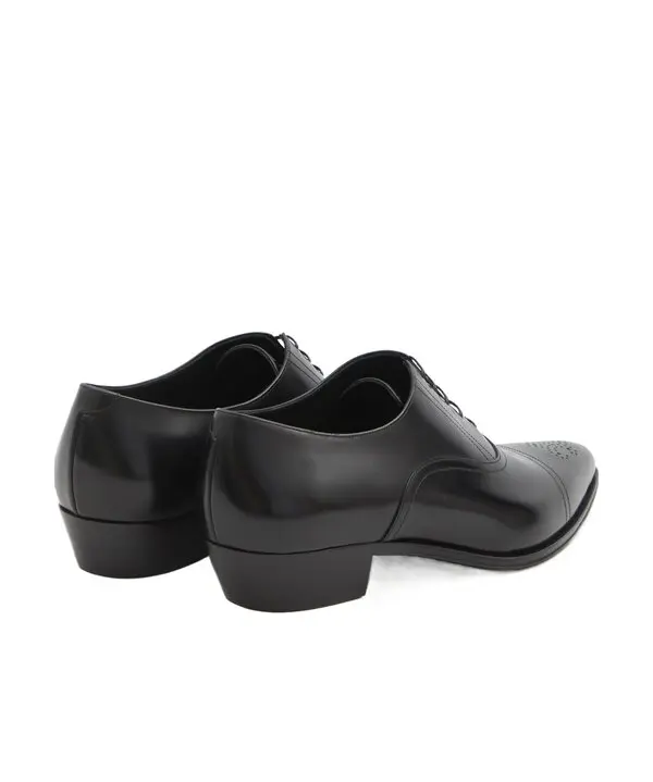 Celine Jude Perforated Oxford In Polished Bull