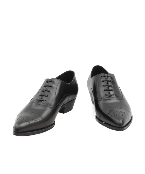 Celine Jude Perforated Oxford In Polished Bull