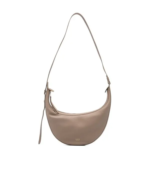 Khaite Augustina Small Zipped Shoulder Bag - Gray