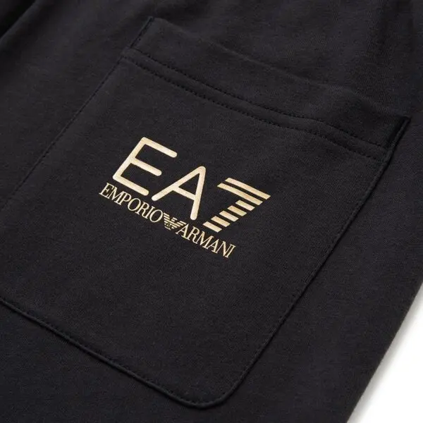 EA7 Elastic Waist Casual Pants
