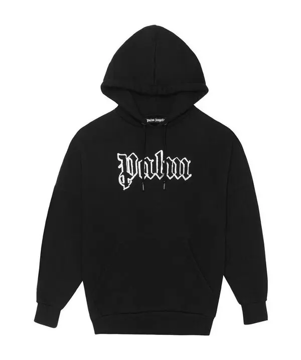 Palm Angels Logo Print Hoodie