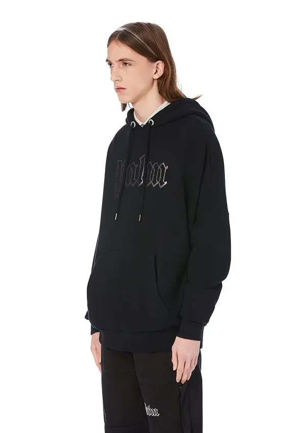 Palm Angels Logo Print Hoodie