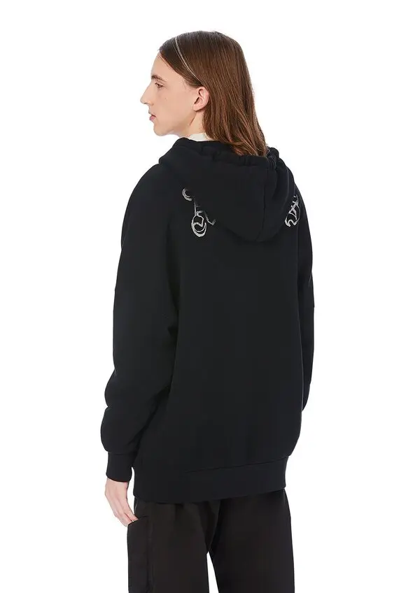 Palm Angels Logo Print Hoodie