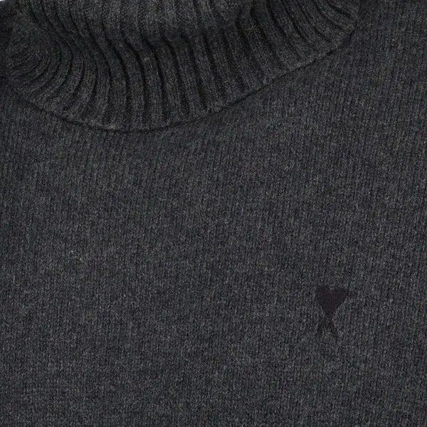 AMI Paris Ribbed Turtleneck Sweater