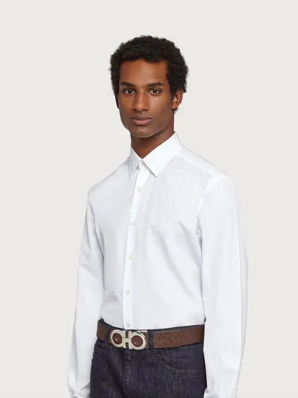 FERRAGAMO Gancini Buckle Belt - Black