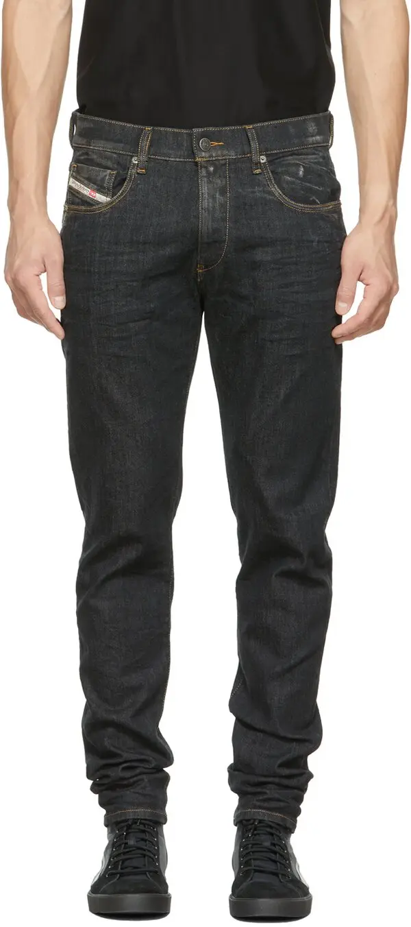 DIESEL® Slim Fit Jeans With Logo Detail