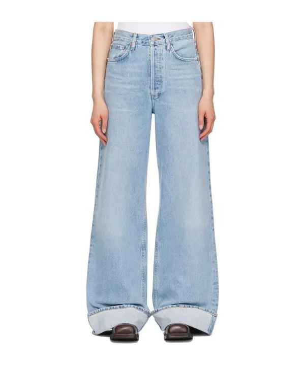 AGOLDE Dame High-rise Wide-leg Jeans