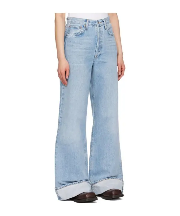 AGOLDE Dame High-rise Wide-leg Jeans