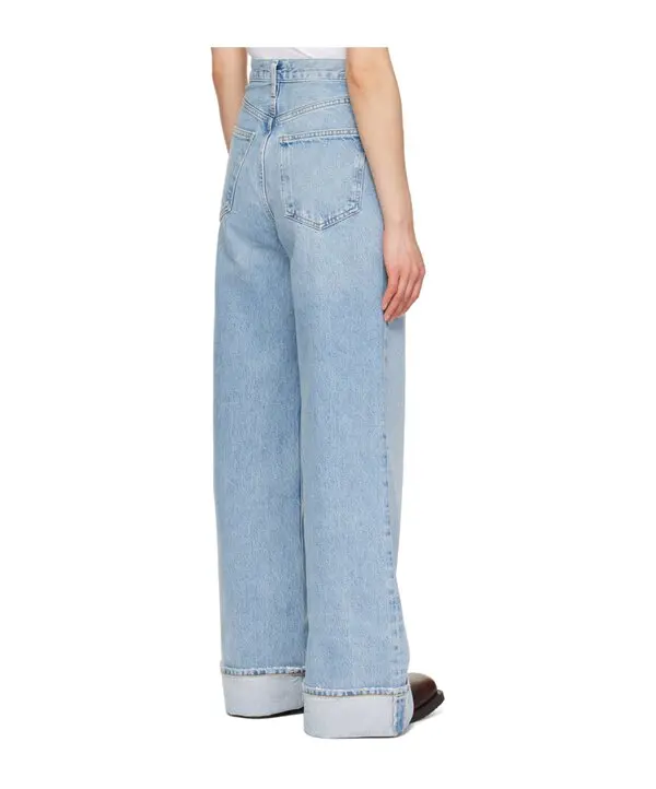 AGOLDE Dame High-rise Wide-leg Jeans