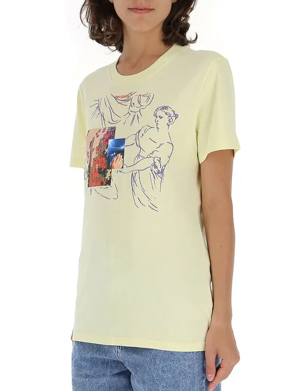 Off-White Illustration Printed T-shirt