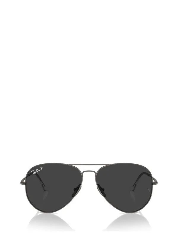 Ray-ban Aviator Titanium Sunglasses - Black