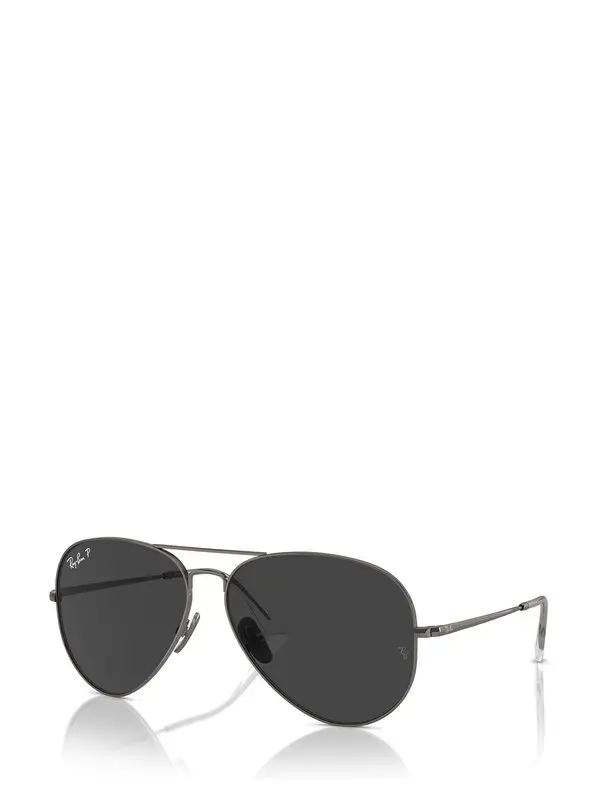 Ray-ban Aviator Titanium Sunglasses - Black