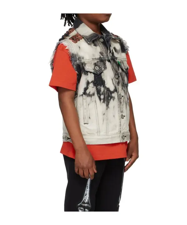 DOUBLET Punk Collared Denim Vest