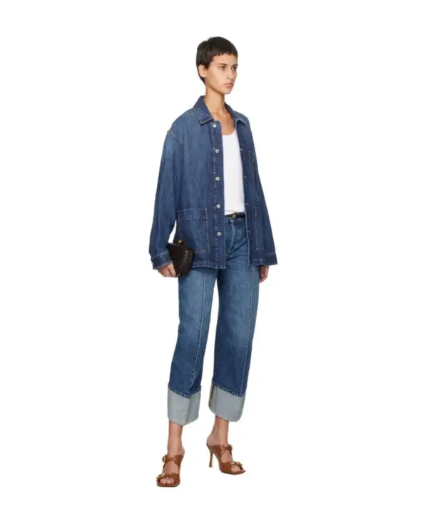 Bottega Veneta Single-breasted Denim Jacket