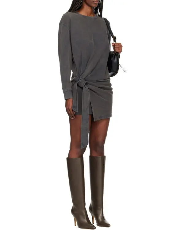 Isabel Marant Étoile Zae Fleece Mini Dress - Black