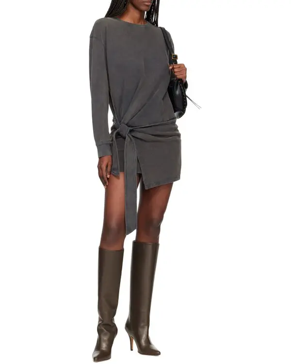 Isabel Marant Étoile Zae Fleece Mini Dress - Black