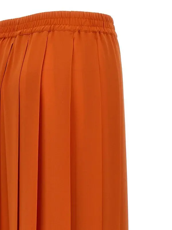 GIANLUCA CAPANNOLO Pleated Wide-leg Casual Pants