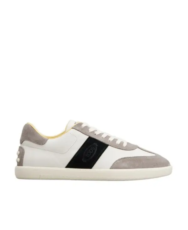 TOD'S Low-top Sneakers With Logo Detailing - Gray
