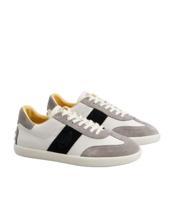 TOD'S Low-top Sneakers With Logo Detailing - Gray