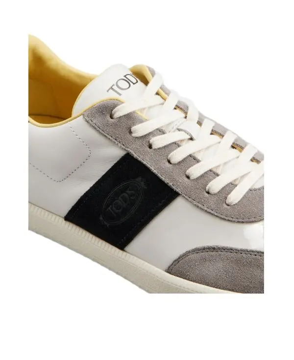 TOD'S Low-top Sneakers With Logo Detailing - Gray