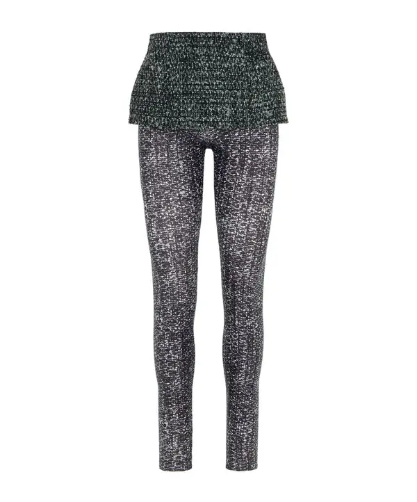 DIESEL® Miniskirt Layered Leggings