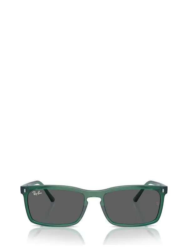 Ray-ban Rectangle Full Rim Sunglasses - Black