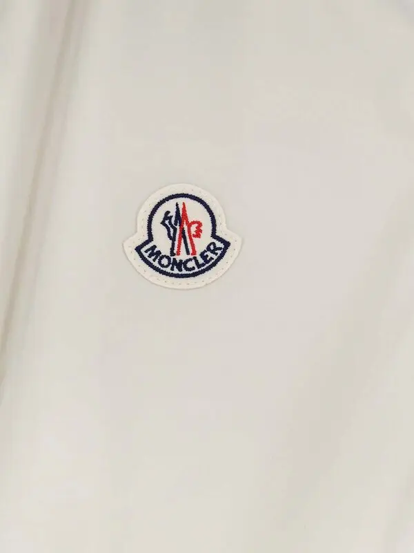 Moncler Logo Patch Detachable-sleeve Jacket - Beige