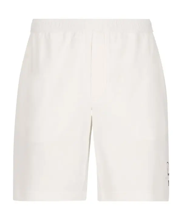 Brunello Cucinelli Logo Detailed Loose Fit Shorts - White