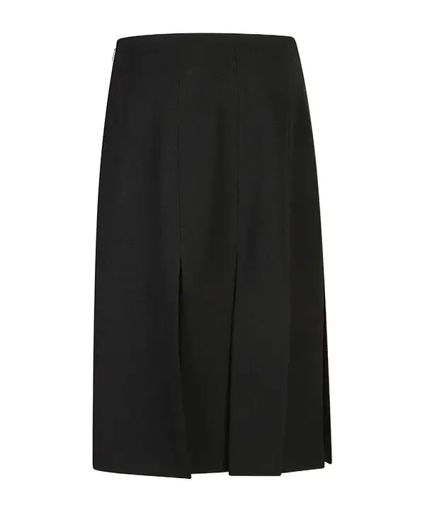 Fendi Midi Skirt With Side Zippers