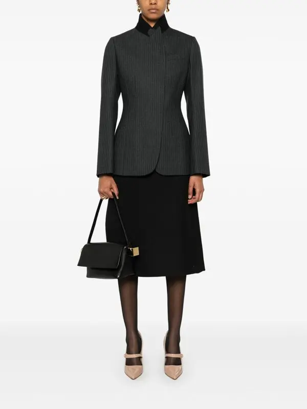 Fendi Midi Skirt With Side Zippers