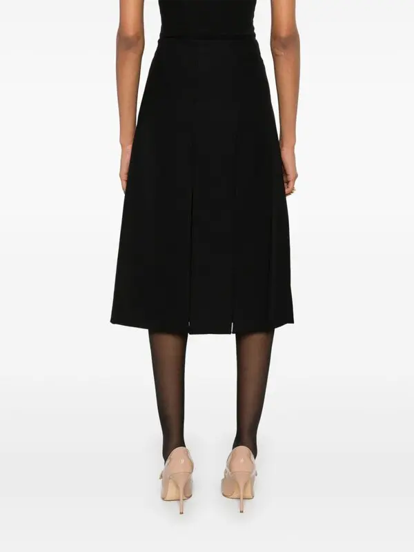 Fendi Midi Skirt With Side Zippers
