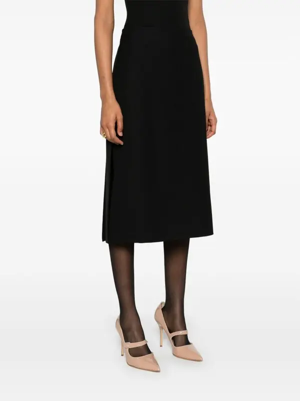Fendi Midi Skirt With Side Zippers
