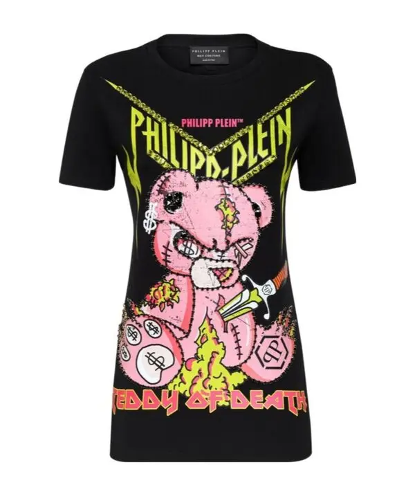 Philipp Plein Logo Details T-shirt - Black