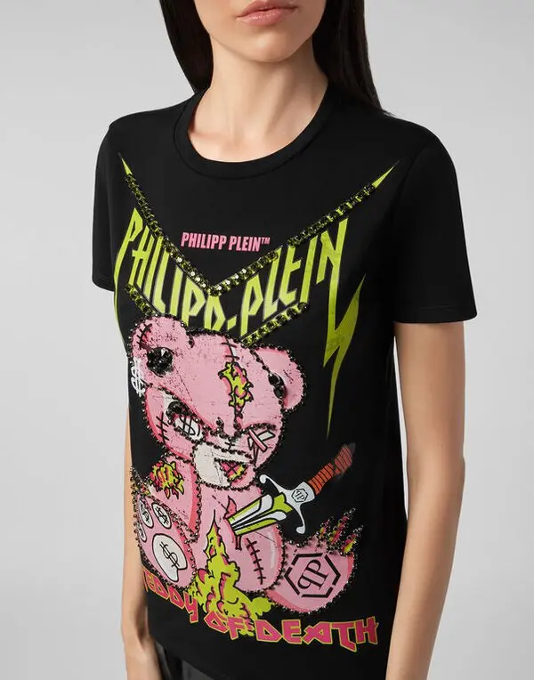 Philipp Plein Teddy Of Death" Graphic T-shirt