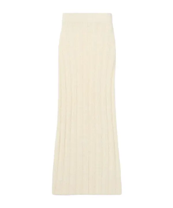 Khaite Claire Midi Skirt