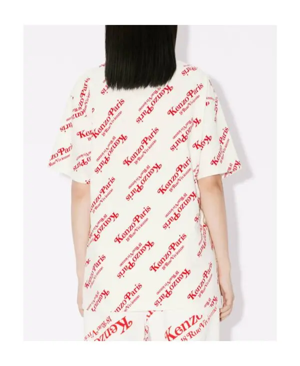 Kenzo All-over Logo Printed Oversize T-shirt