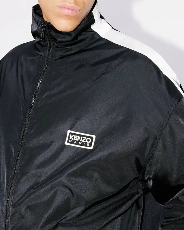 Kenzo Zipped Track Jacket With Contrast Stripes