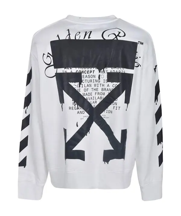 Off-White Dripping Arrows Sweatshirt - Black