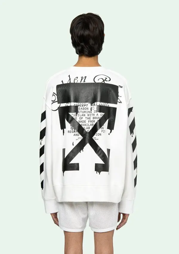 Off-White Dripping Arrows Sweatshirt