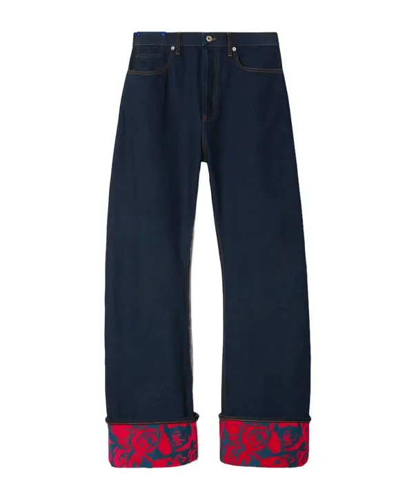 Burberry Wide-leg Jeans - Blue