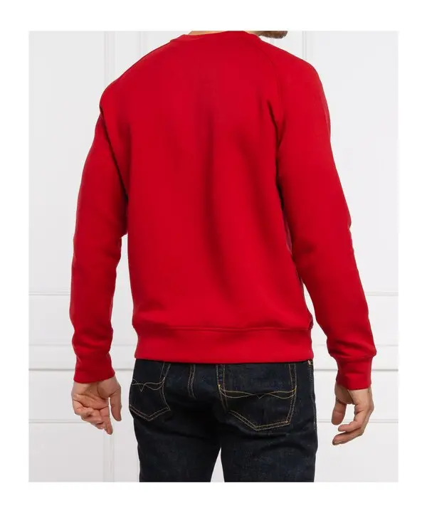 Emporio Armani Round Neck Long Sleeve Sweater With Logo Print